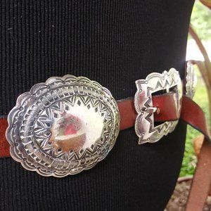 Lawrence Baca | Accessories | Concha Belt By Lawrence Baca Sterling ...